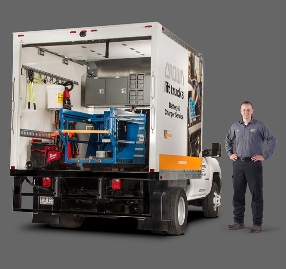 Lithium Ion Forklift Battery | V-Force | Crown Equipment