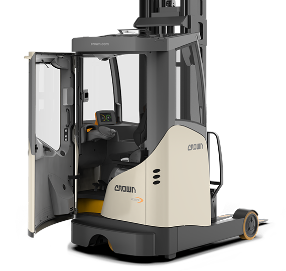 Sit-Down Reach Truck - Electric Reach Forklift | ESR | Crown Equipment